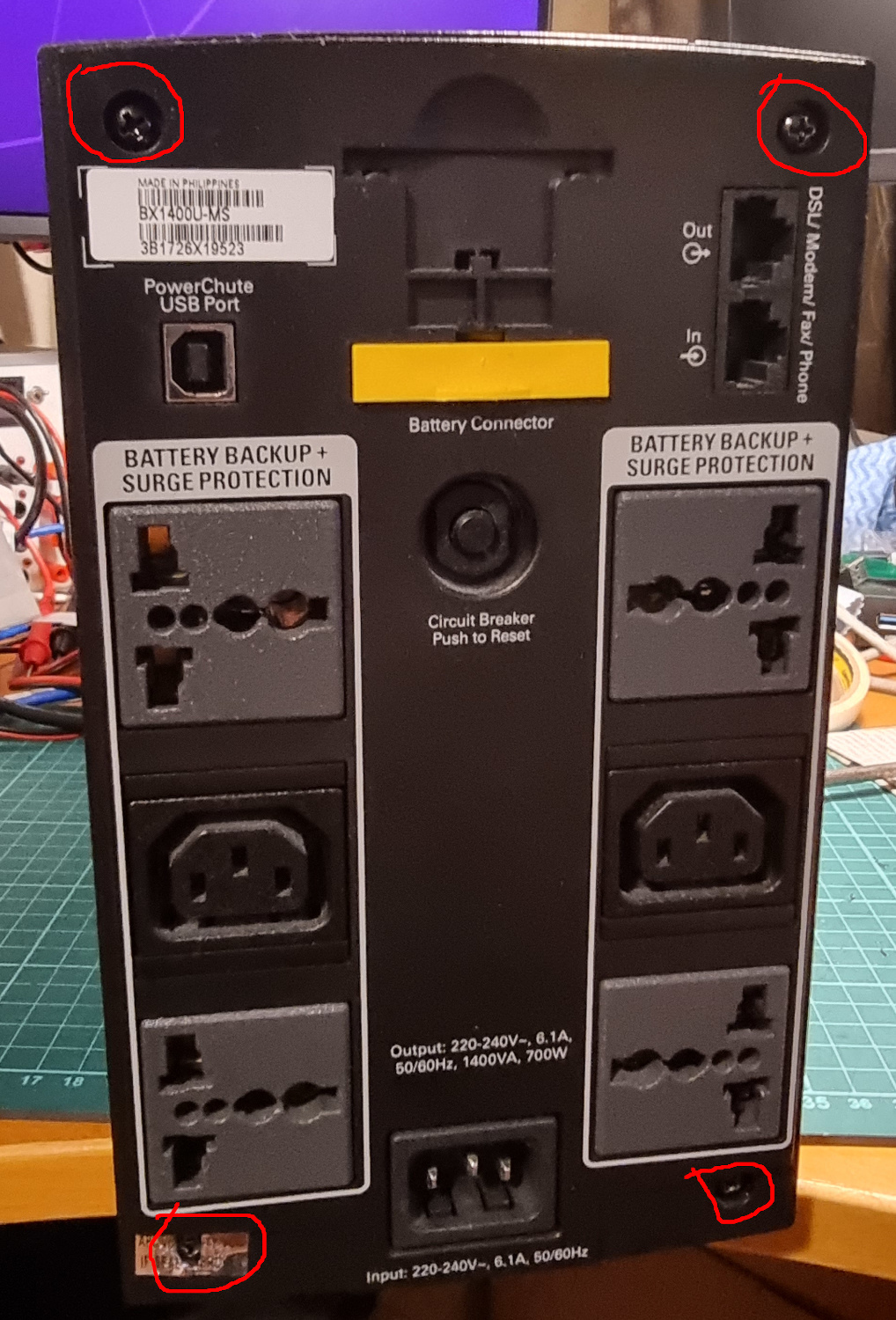 APC Back-UPS 1400 : Battery Replacement – Life, The Universe, and ...